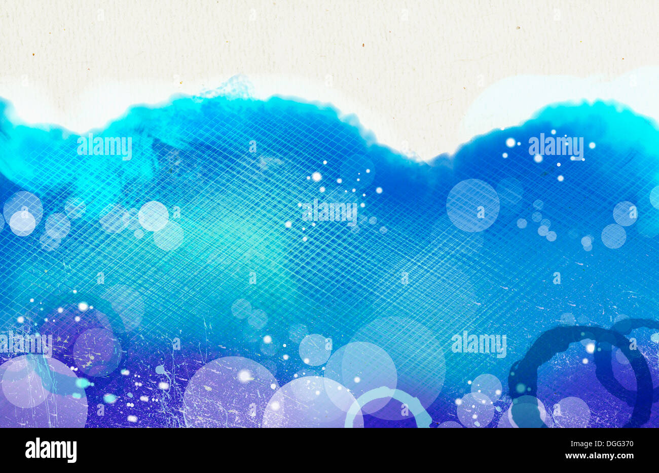 an illustration of a blue sea related template Stock Photo - Alamy