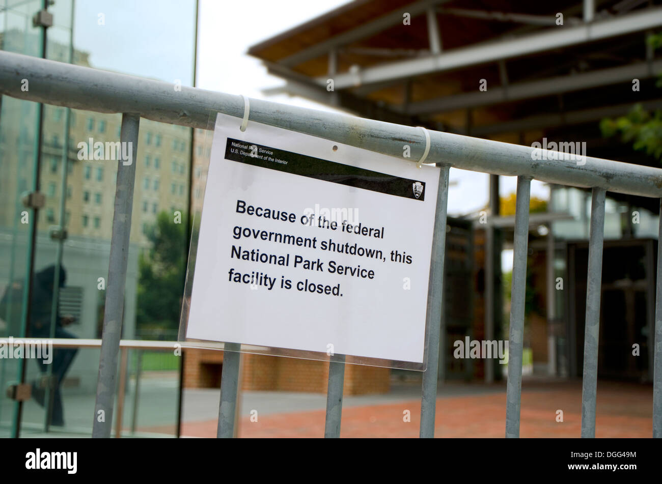 Government Shutdown Signs