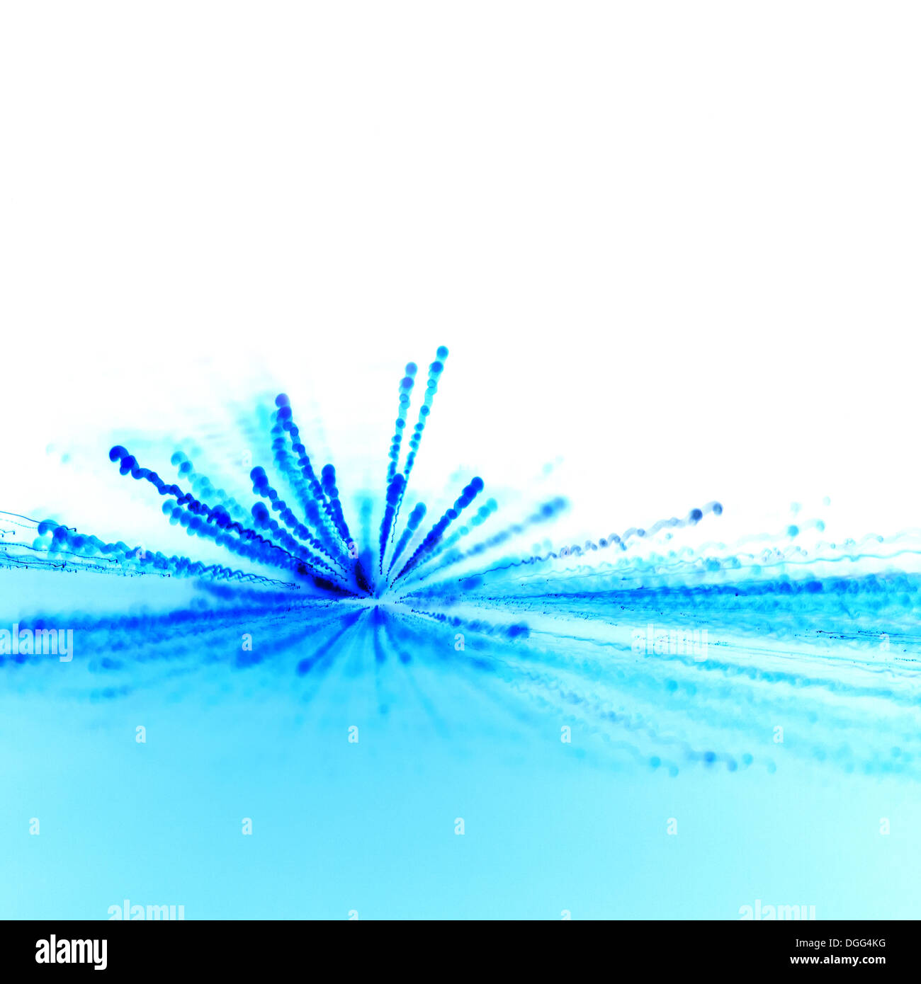 Picture of beautiful blue abstract background, blurred flash border ...