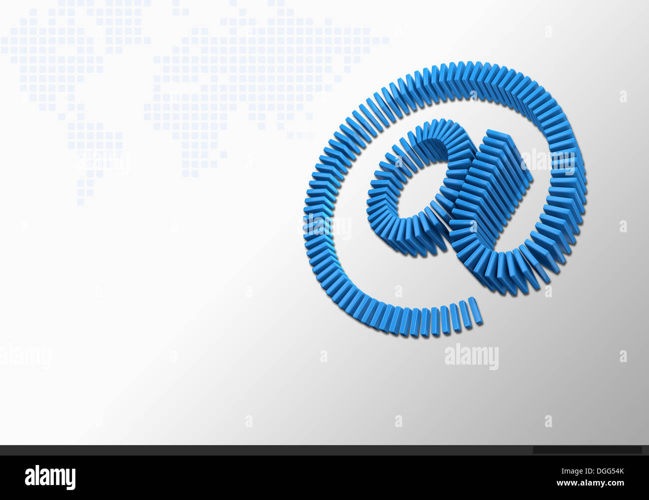 an image of an at sign Stock Photo - Alamy