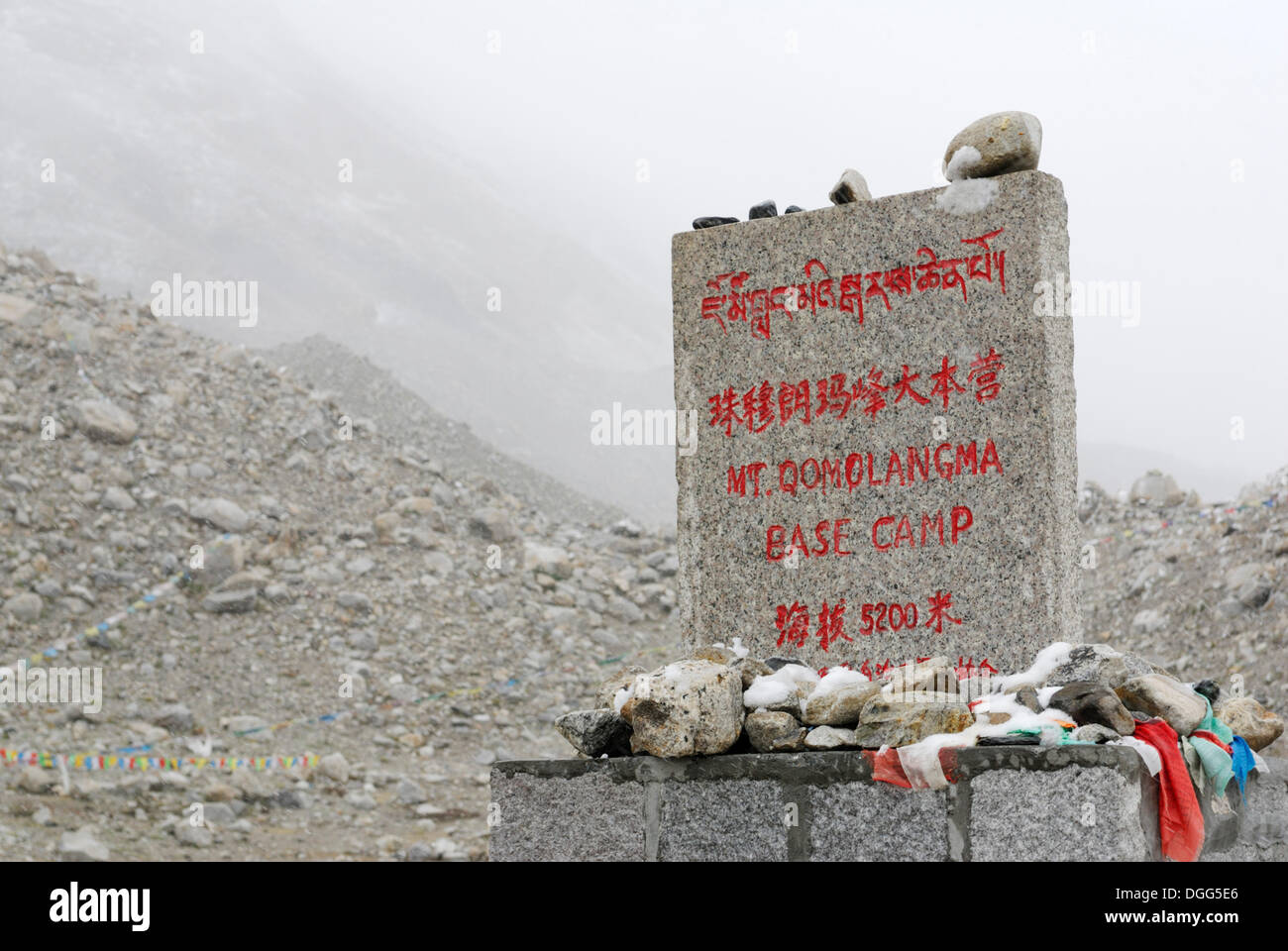 Everest Base Camp Sign Stock Photos & Everest Base Camp Sign Stock ...
