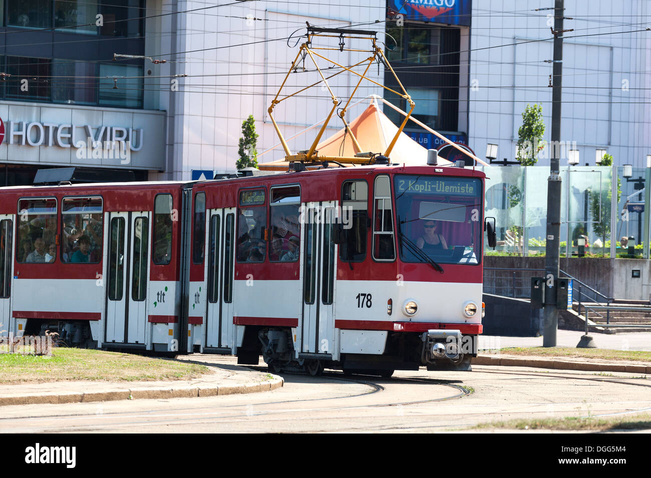 Tallinn tram passenger hi-res stock photography and images - Alamy