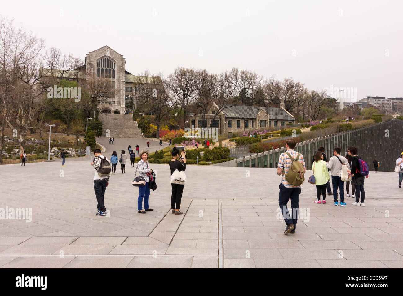Ewha Womans University campus, Seoul, Korea Stock Photo - Alamy