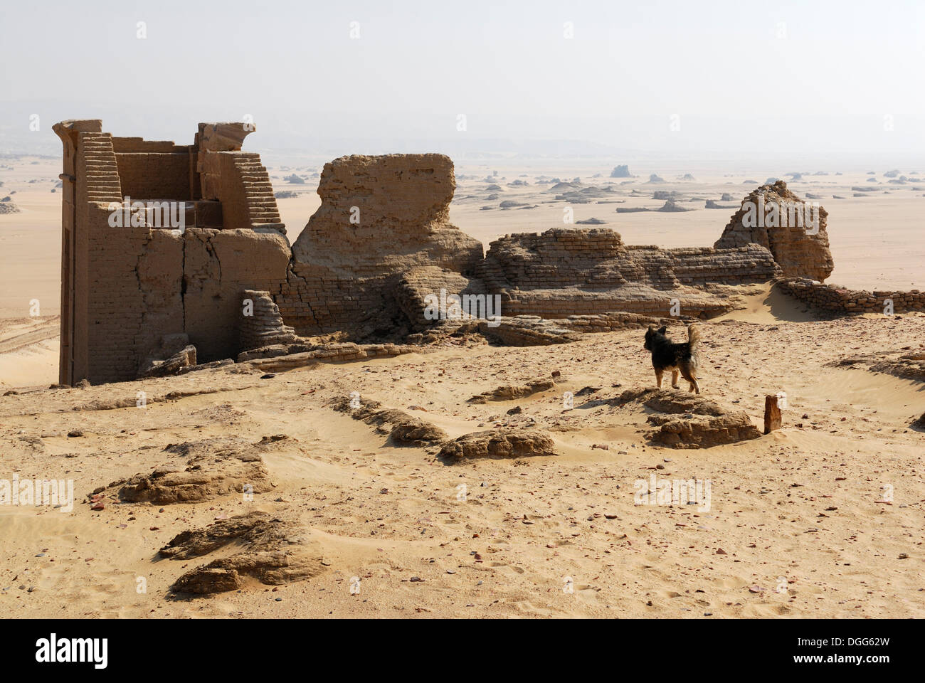 Qasr Dush Temple, near Kharga Oasis, Western Desert, Egypt, Africa ...
