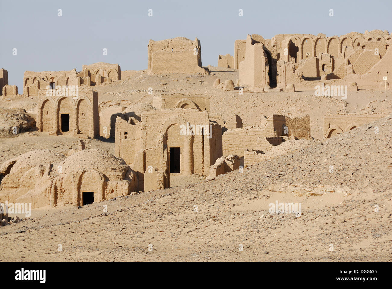 Necropolis of El Bagawat, Kharga Oasis, Western Desert, Egypt, Africa ...