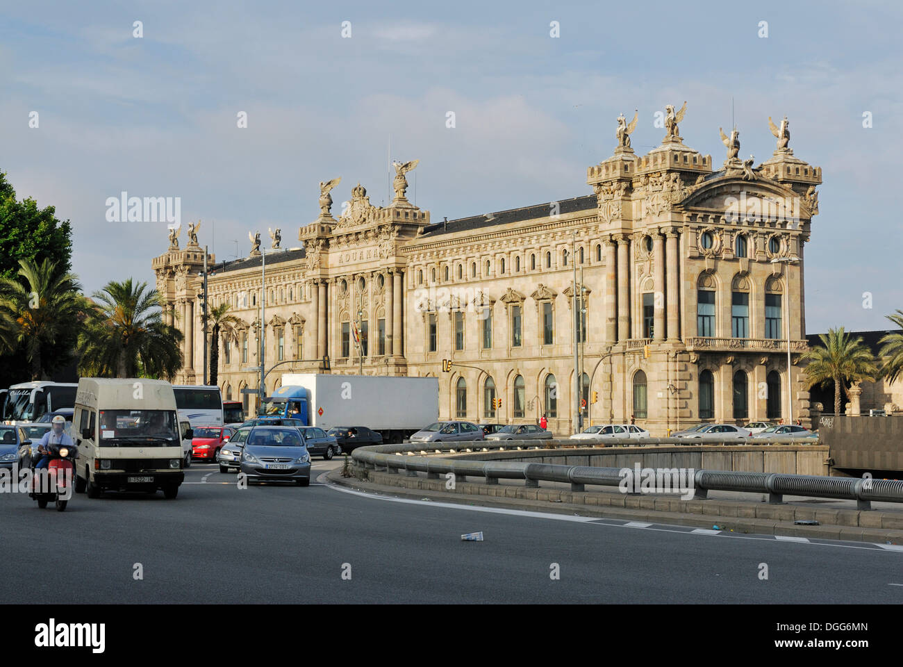 Aduana, Old Customs House, Barcelona, Catalonia, Spain, Europe, Port ...