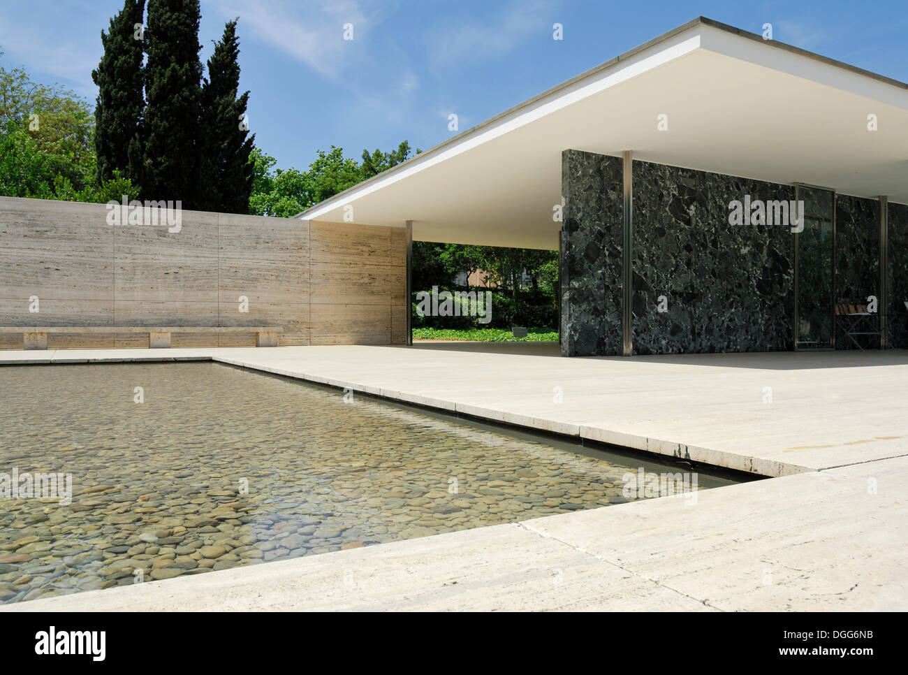Barcelona Pavilion, reconstructed German Pavilion for the 1929 ...