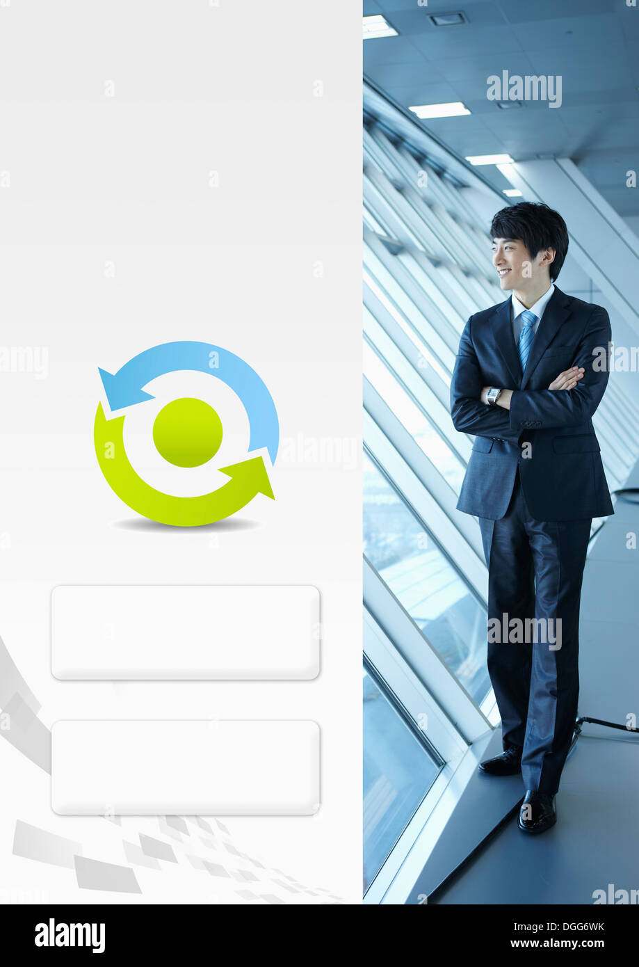 a business man standing Stock Photo - Alamy