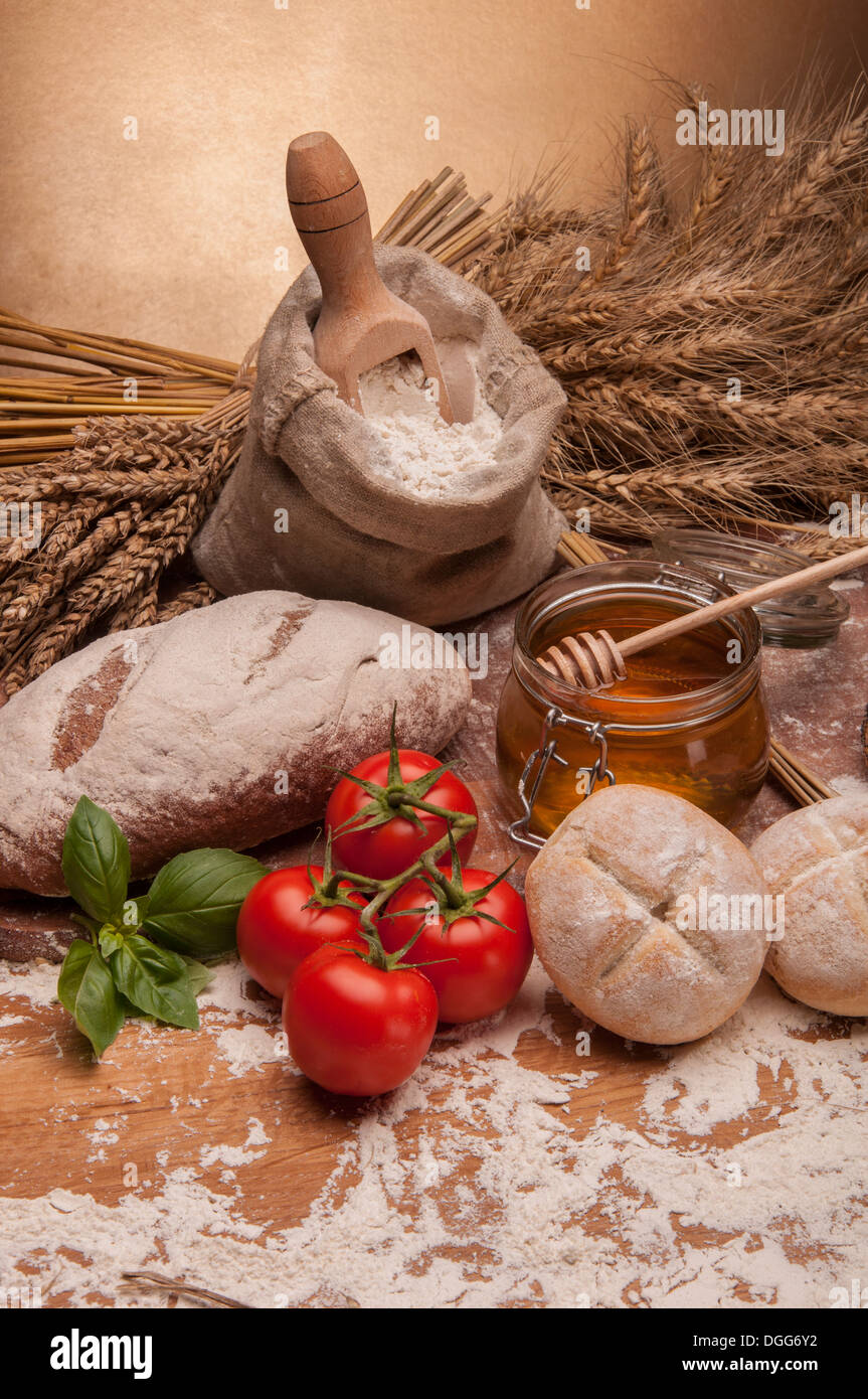 Traditional country food Stock Photo - Alamy