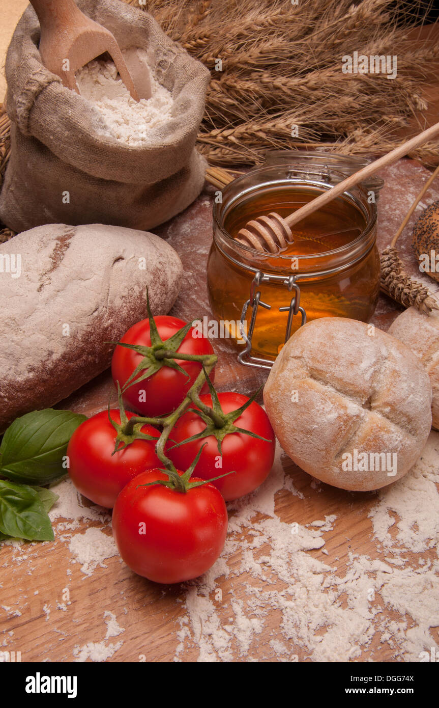 Traditional country food Stock Photo - Alamy