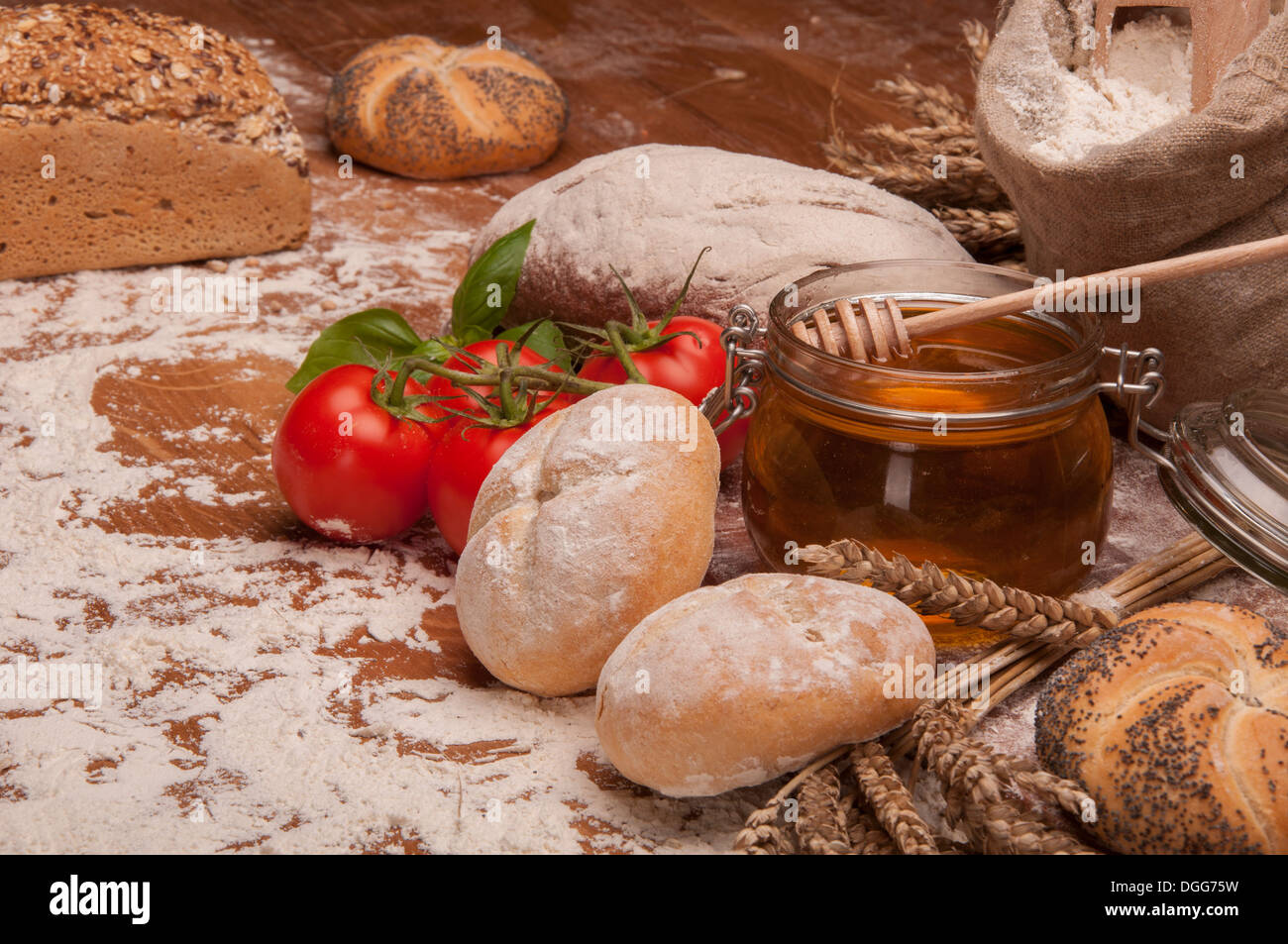 Traditional country food Stock Photo - Alamy