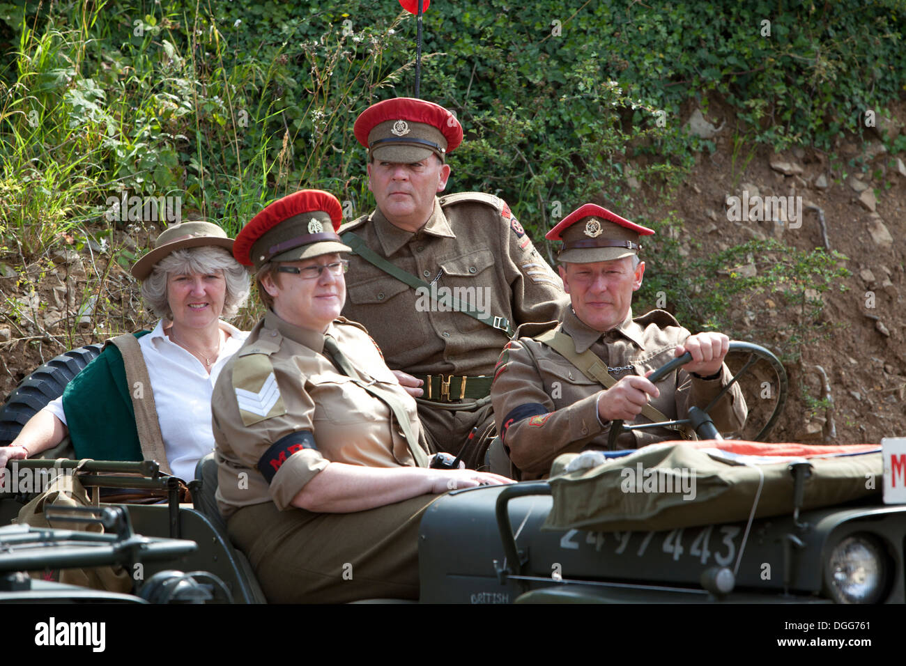 WW2 1940's weekend at National Tramway Museum,Crich,derbyshire where ...