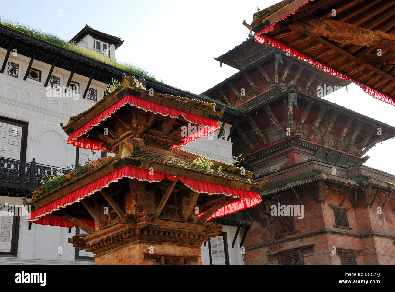 Temple, Durbar Square, Kathmandu, Nepal, Asia Stock Photo - Alamy