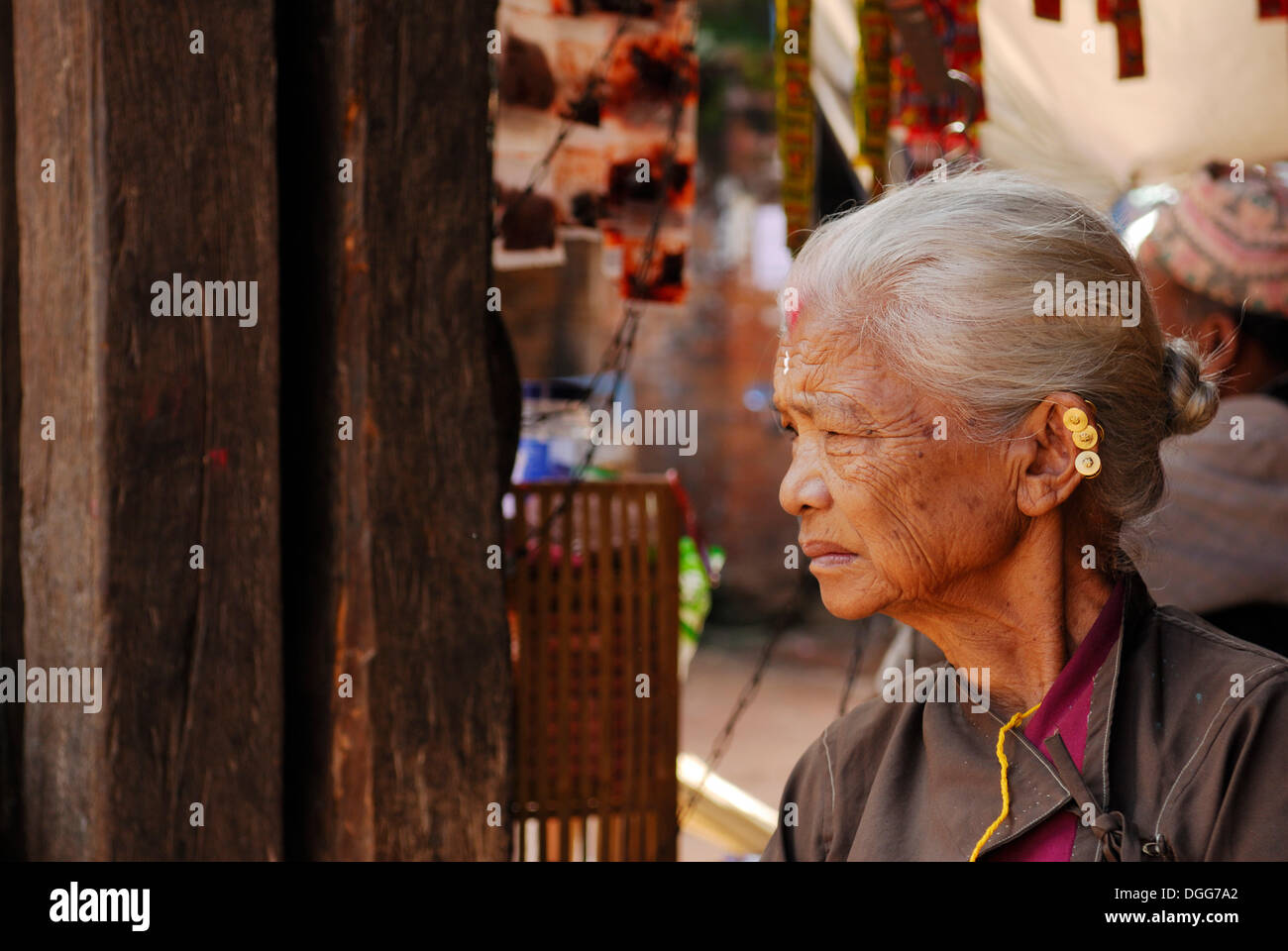 Nepalese woman traditional dress hi-res stock photography and images ...