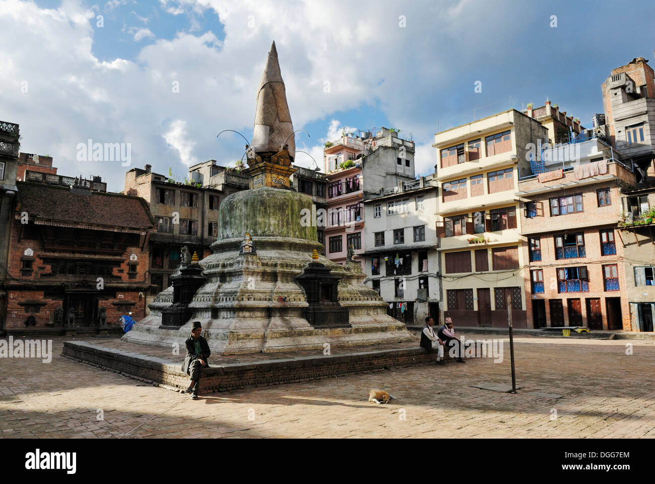 Temple, Yatkha Bahal, Kathmandu, Nepal, Asia Stock Photo - Alamy
