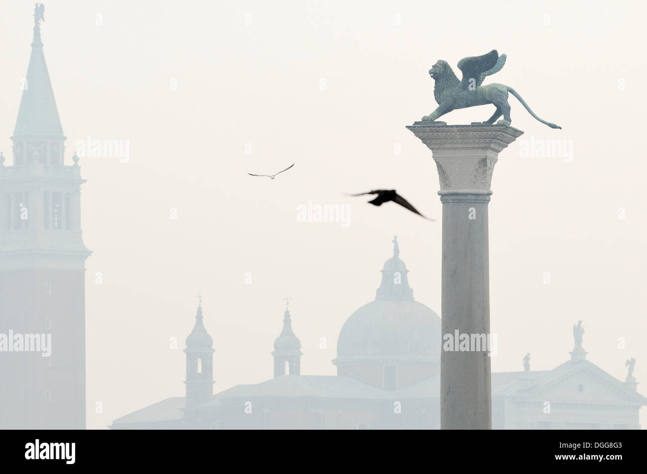 Column with the Lion of Saint Mark, Leone di San Marco, Piazzetta San ...