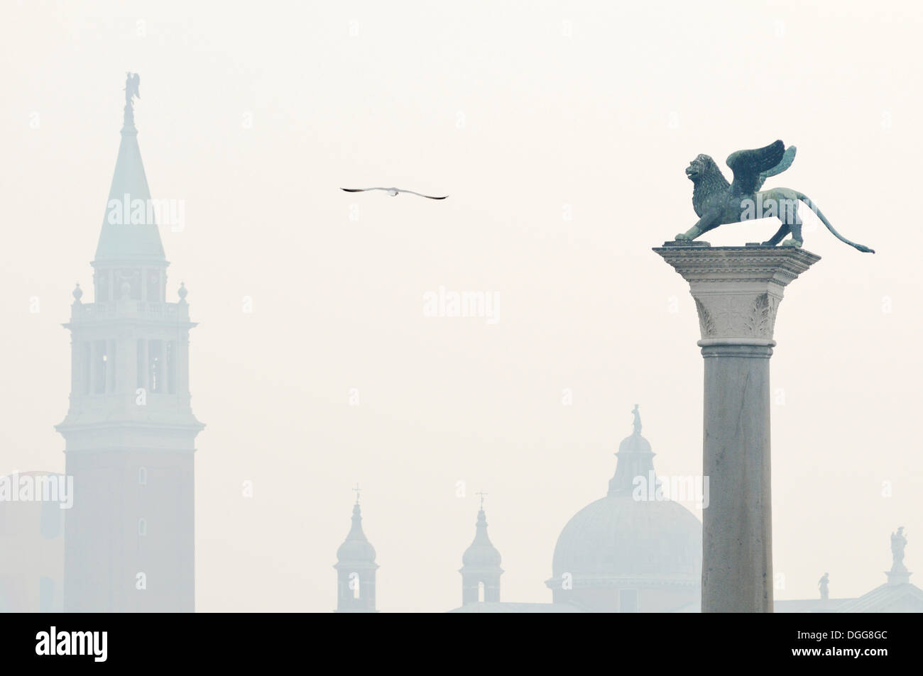Column with the Lion of Saint Mark, Leone di San Marco, Piazzetta San ...