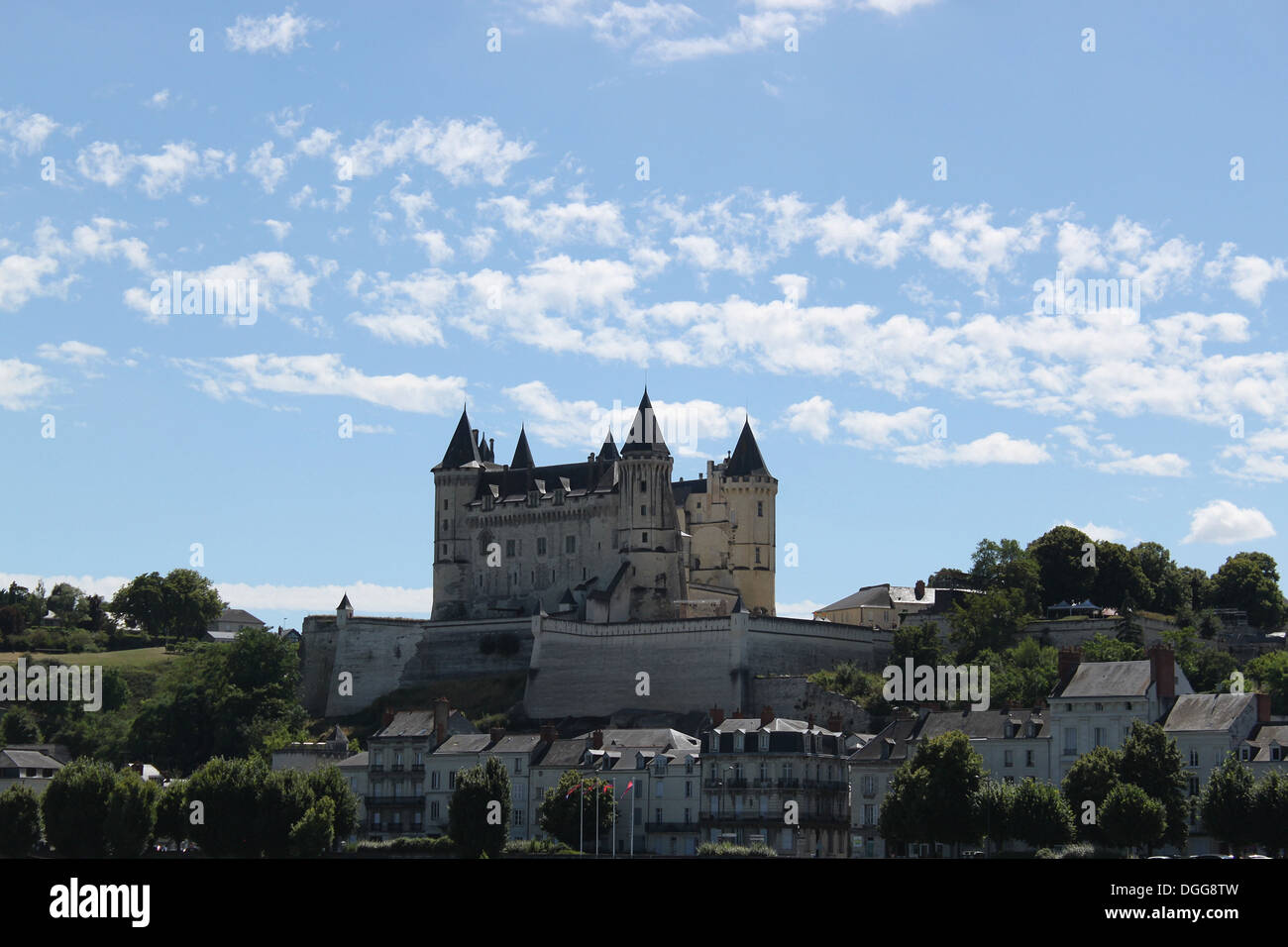 Castle of Saumur (France Stock Photo - Alamy