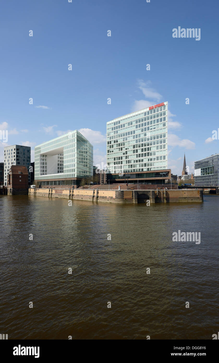 Spiegel publishing house and Ericus-Contor, Ericusspitze area ...