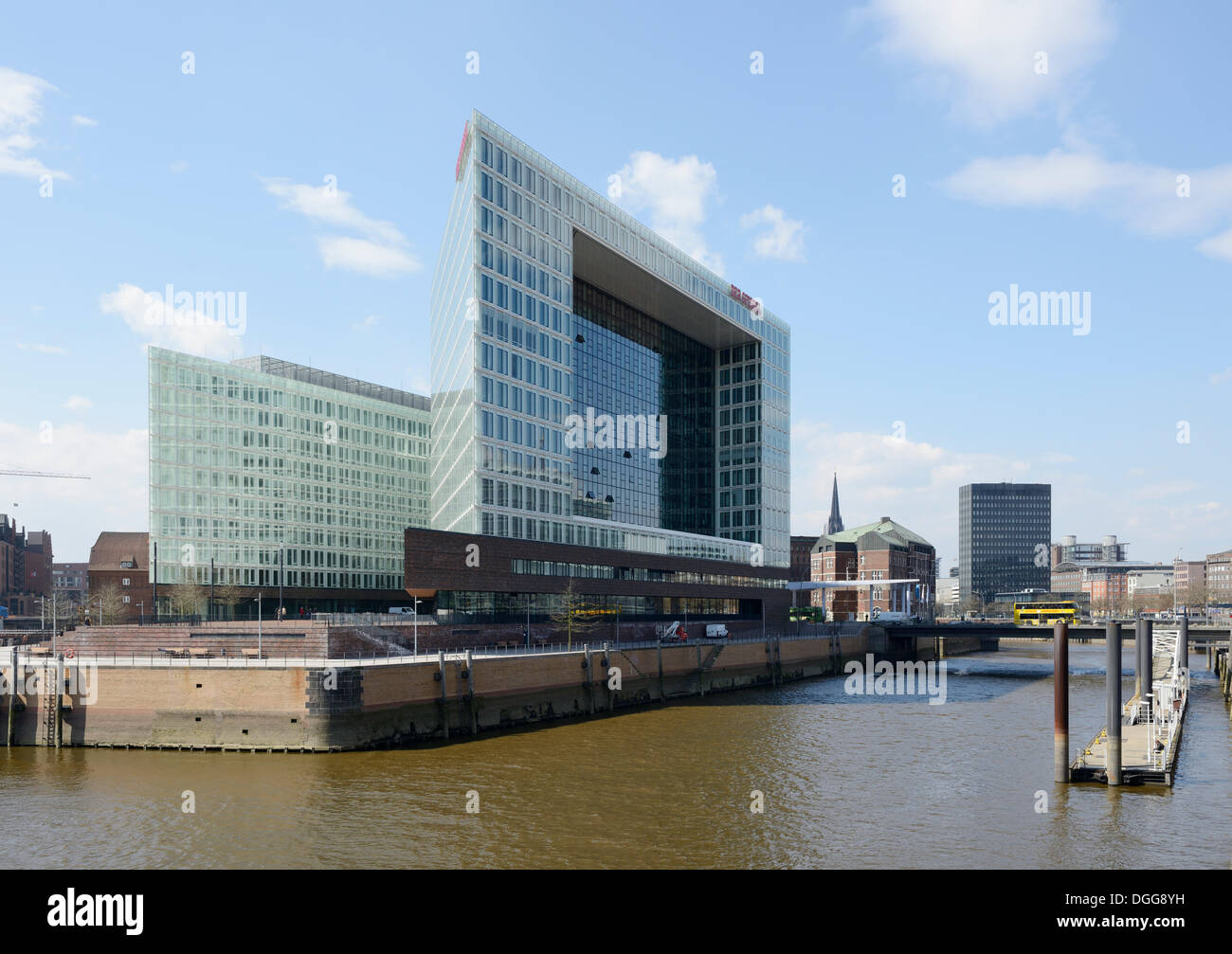 Spiegel publishing house and Ericus-Contor, Ericusspitze area ...