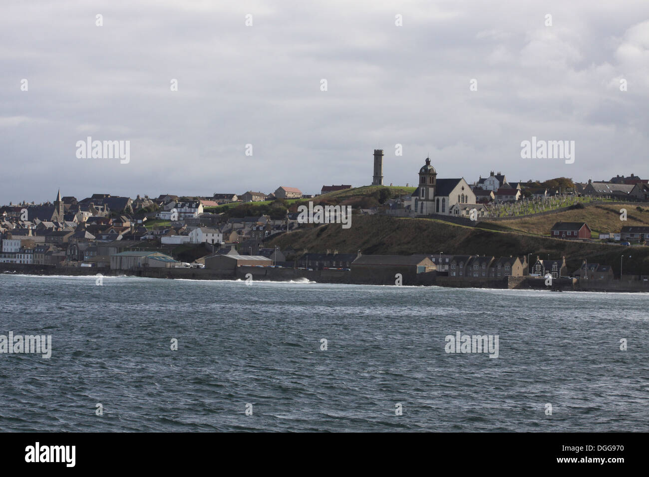 Macduff waterfront Scotland October 2013 Stock Photo - Alamy