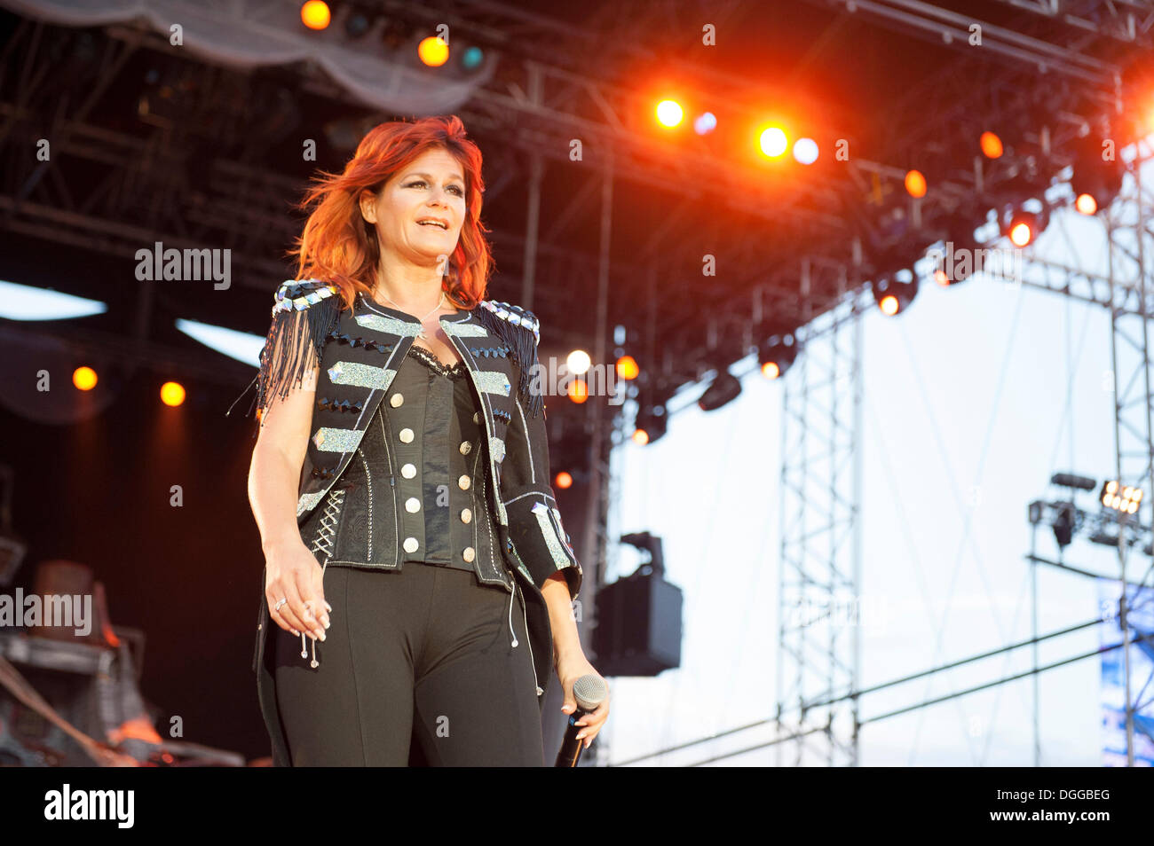 7. Andrea Open Air concert in Aspach, Baden-Wuerttemberg Stock Photo ...