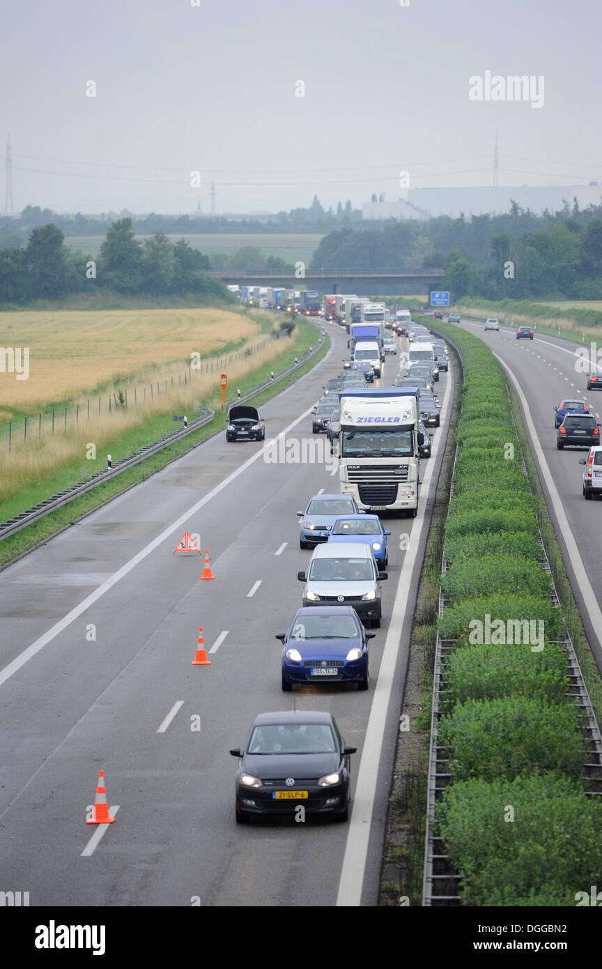 Traffic jam after rear hi-res stock photography and images - Alamy