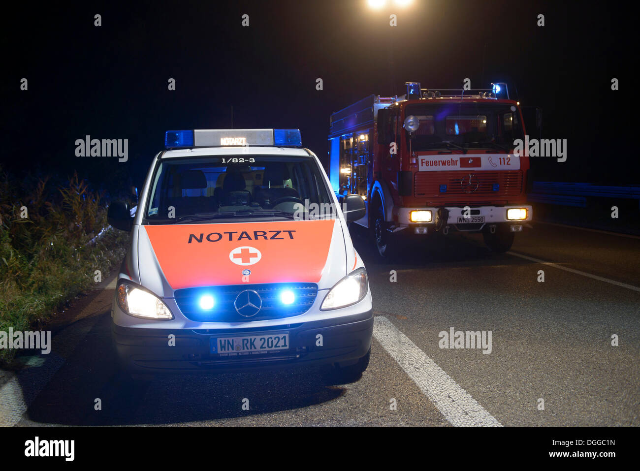 Emergency services german ambulance hi-res stock photography and images ...