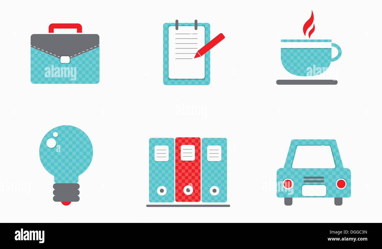 a set of different icons Stock Photo - Alamy