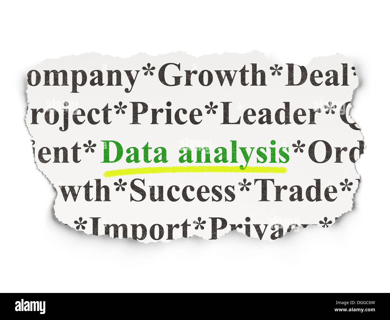 Data concept: Data Analysis on Paper background Stock Photo - Alamy