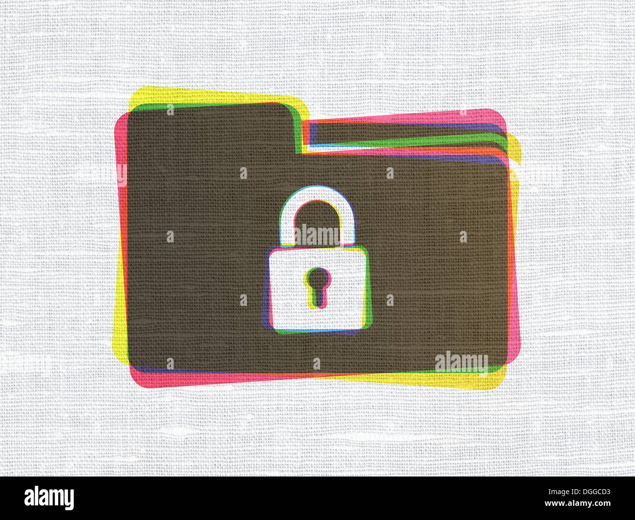 Lock icon canvas hi-res stock photography and images - Alamy