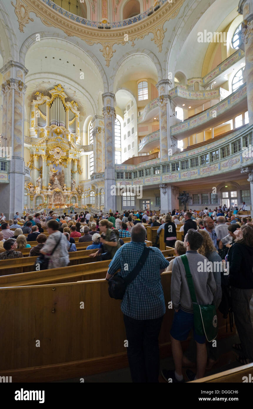 Frauenkirche dresden interior hi-res stock photography and images - Alamy