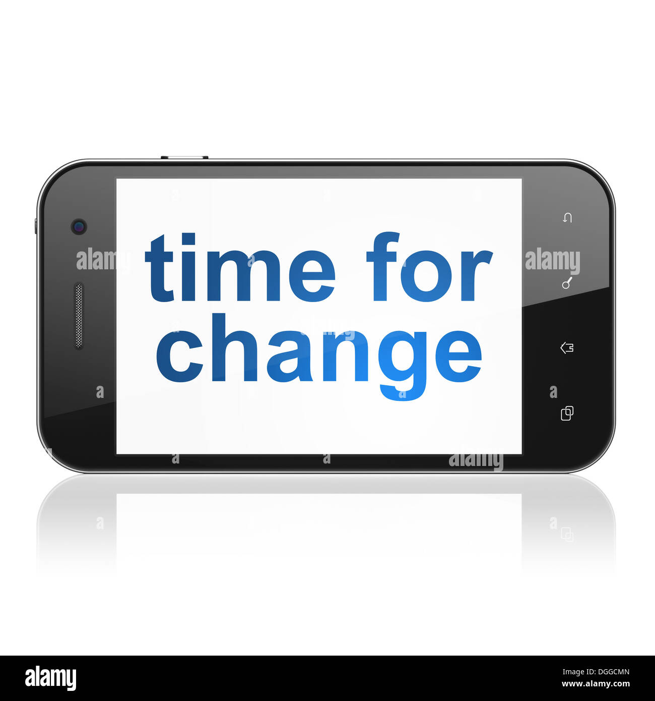 Timeline concept: Time for Change on smartphone Stock Photo - Alamy