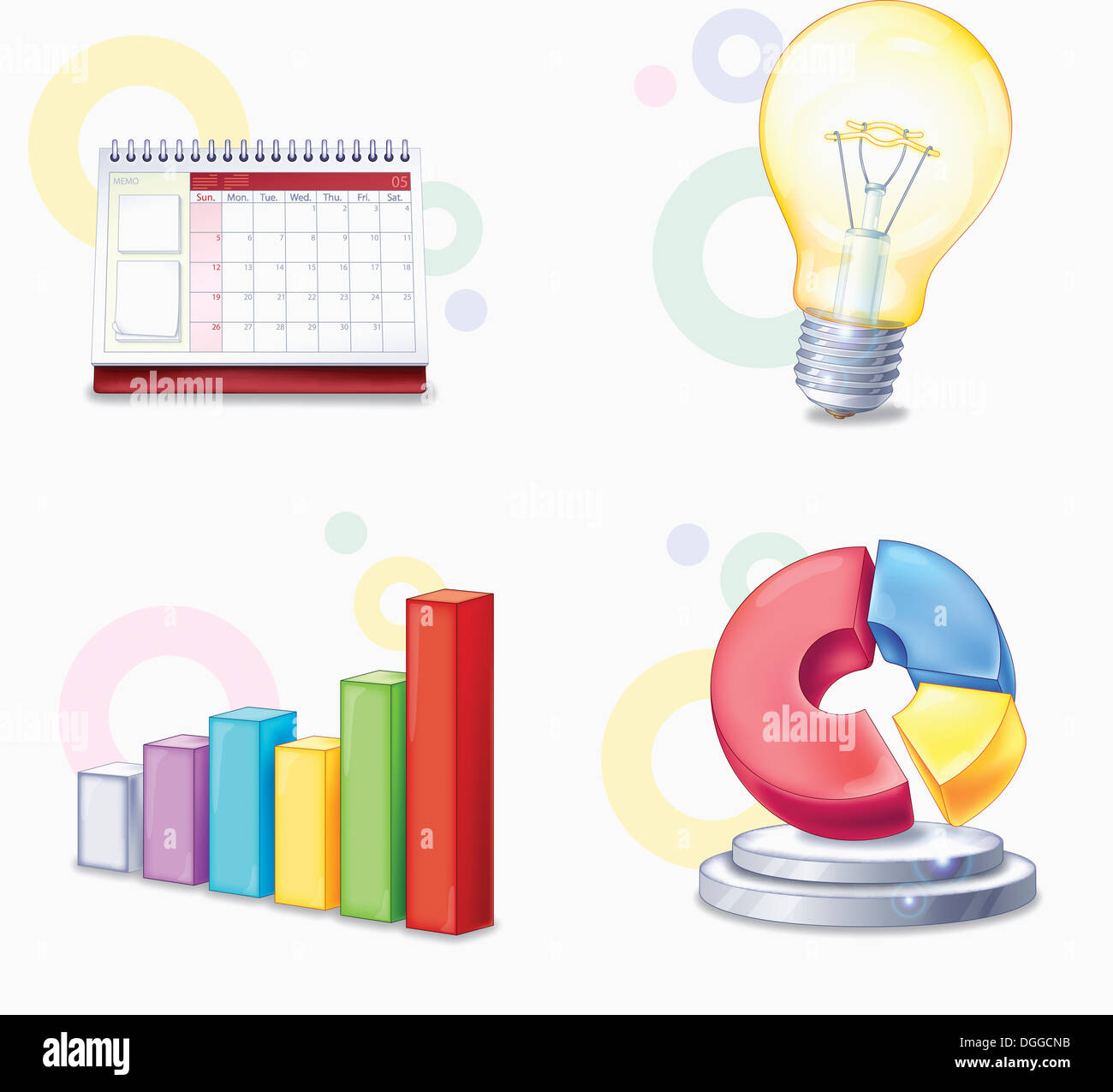 images of different type of icons Stock Photo - Alamy