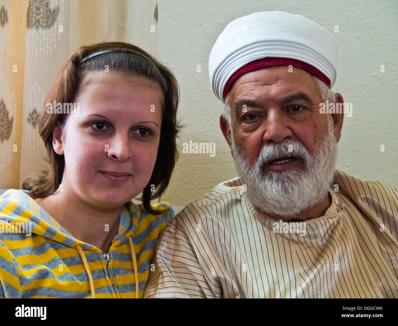 Kfar Luza, Israel. 21st Oct, 2013. Samaritan Priest YUSEF COHEN, 70 ...