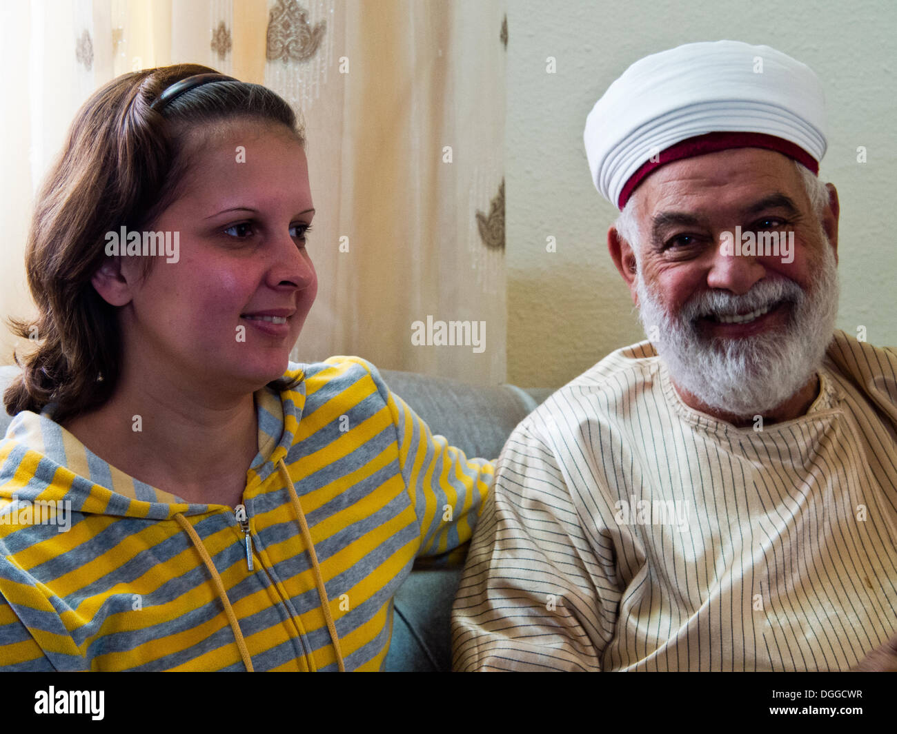 Kfar Luza, Israel. 21st Oct, 2013. Samaritan Priest YUSEF COHEN, 70 ...