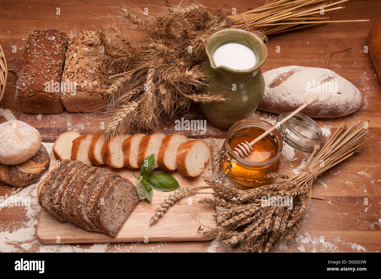 Traditional country food Stock Photo - Alamy