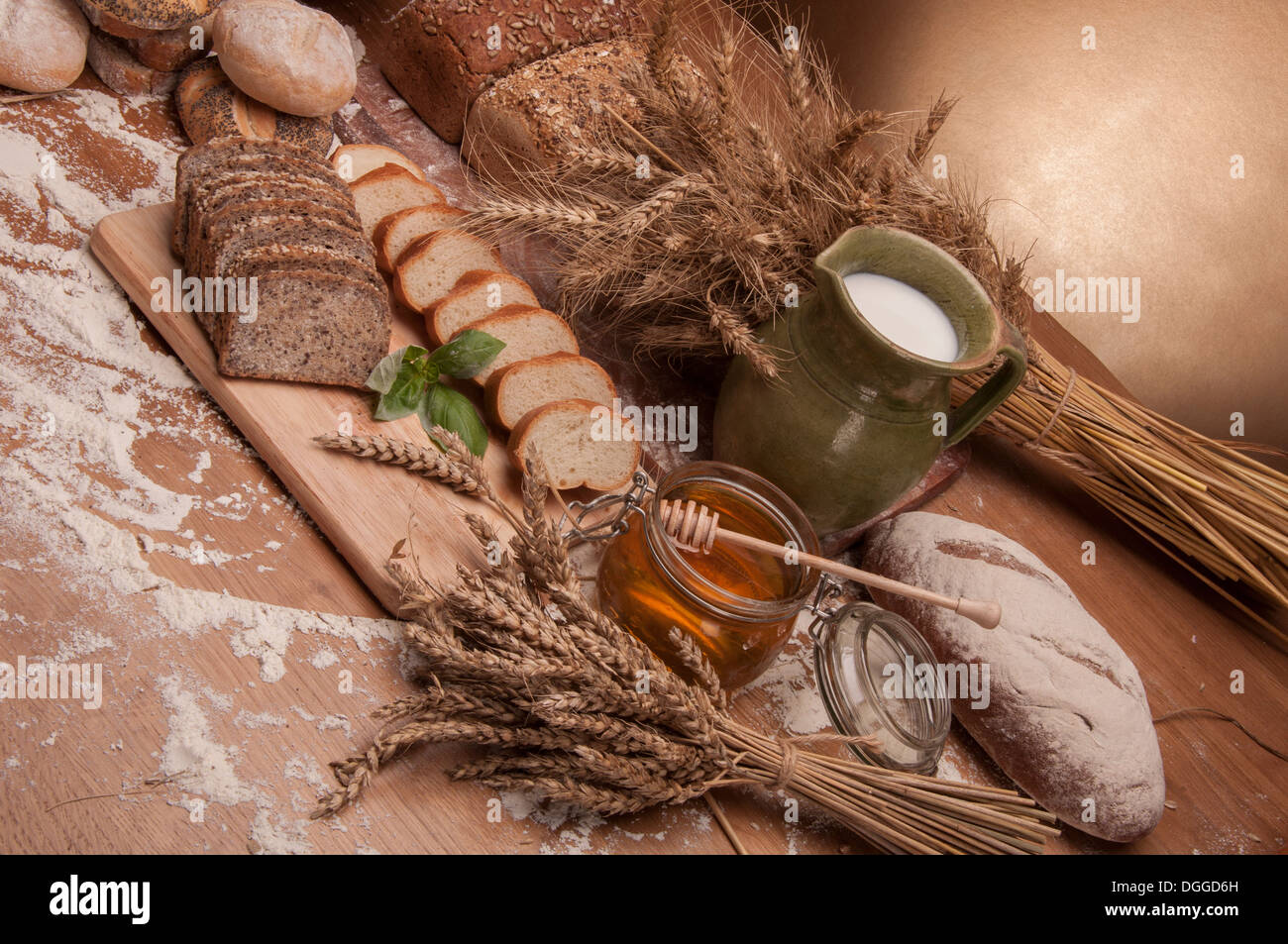 Traditional country food Stock Photo - Alamy