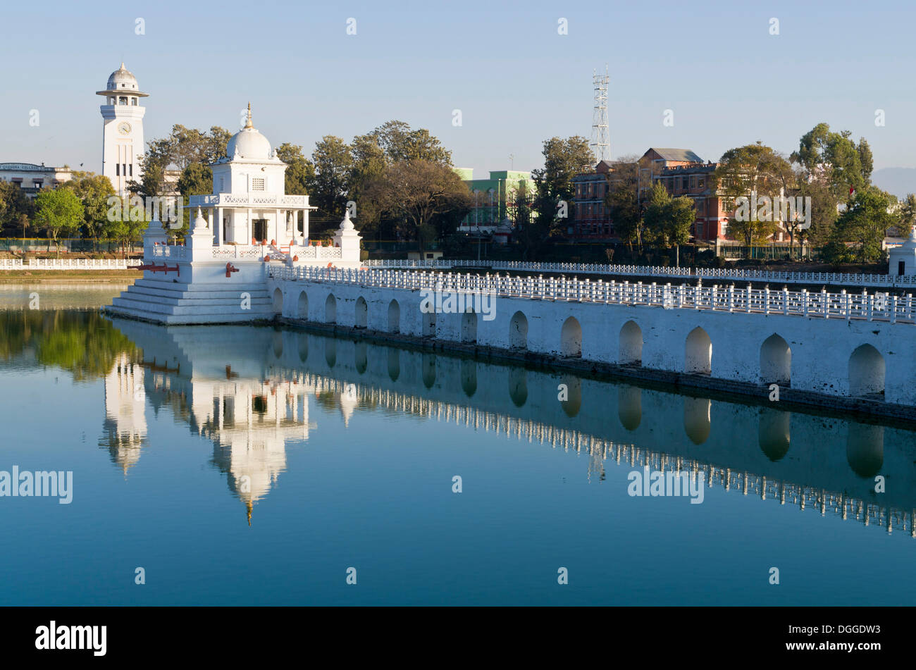 Rani Pokhari, the "Queen's Pond", Kathmandu Valley, Kathmandu ...