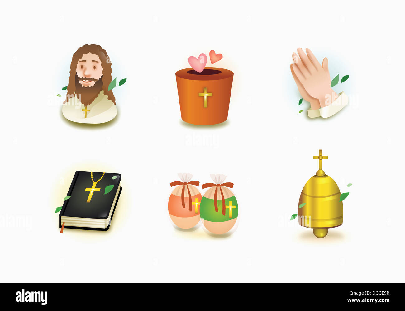 a set of religious icons Stock Photo - Alamy