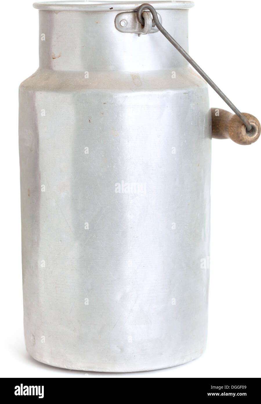 old pail isolated on white Stock Photo - Alamy