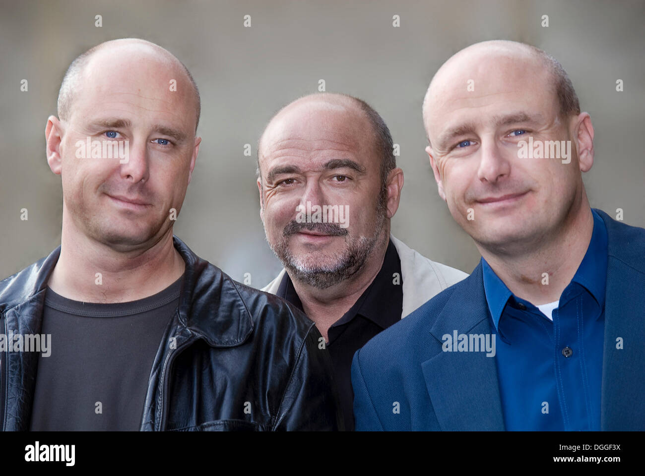 Three man heads hi-res stock photography and images - Alamy