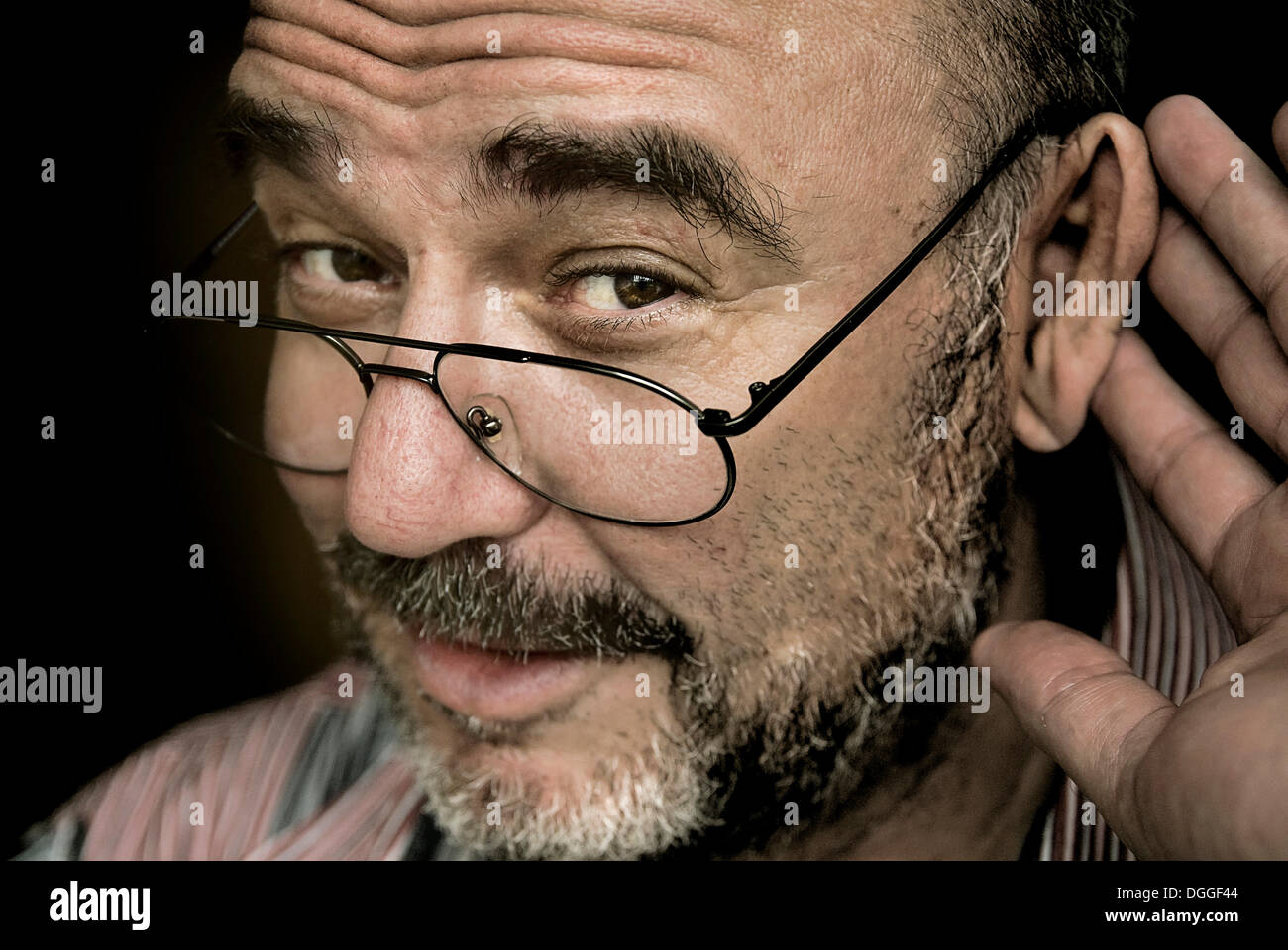 Ear detail human hi-res stock photography and images - Alamy