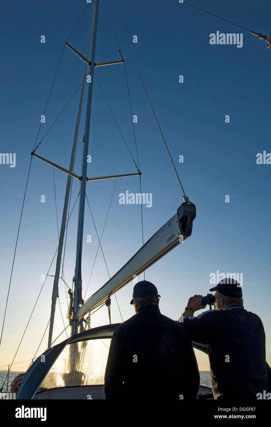 Two men sailing two men sailing hi-res stock photography and images - Alamy