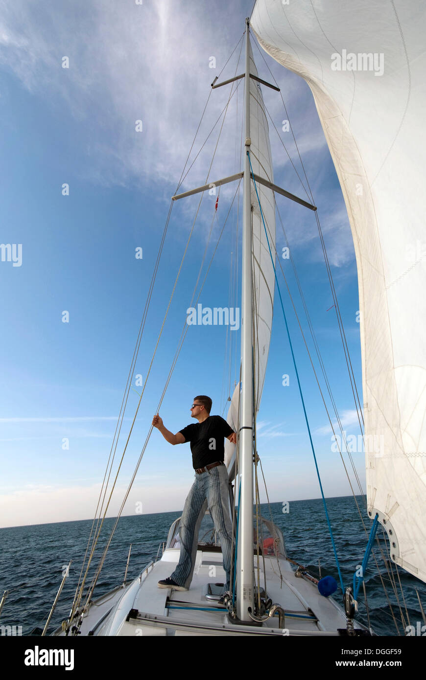 Man standing on ship deck hi-res stock photography and images - Alamy