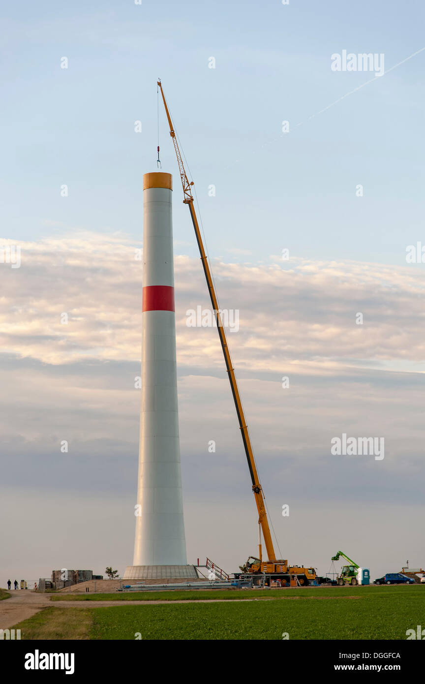 Setting up of a wind turbine hi-res stock photography and images - Alamy