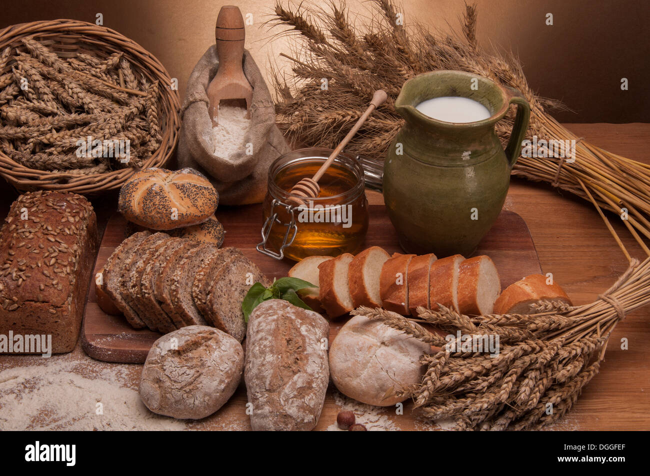 Traditional country food Stock Photo - Alamy