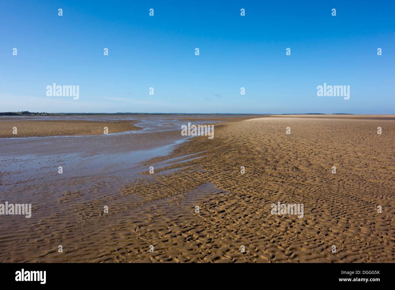 Sand bank Blakeney harbour Stock Photo - Alamy