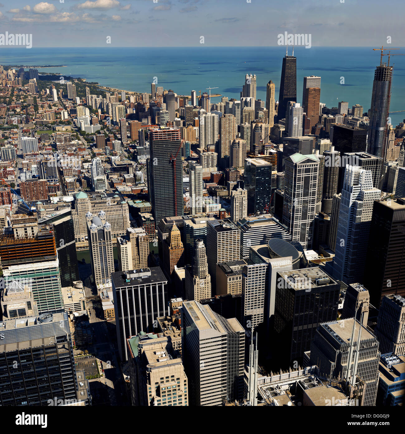 Chicago city view hi-res stock photography and images - Alamy