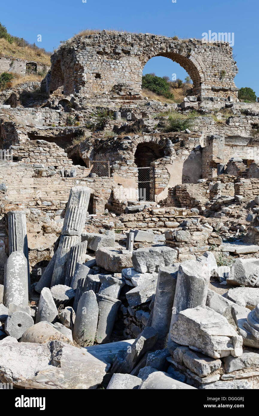 Ruins and excavations in the ancient city of Ephesus, UNESCO World ...
